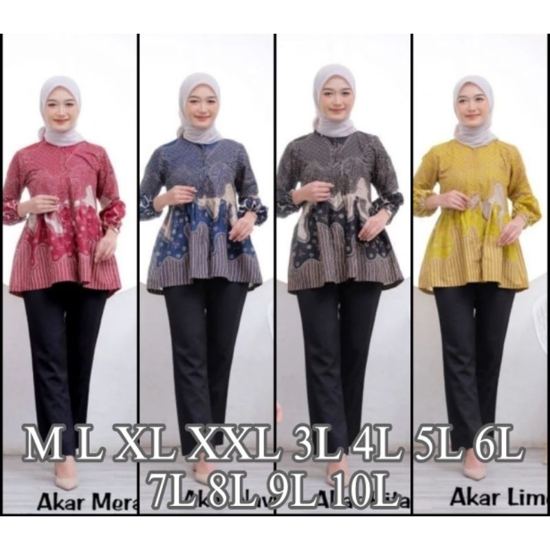 Batik Tops JUMBO BIG SIZE JUMBO XXL XXXL 3L 4L 5L To 10L BATIK JUMBO COUPLE Men And Women ...