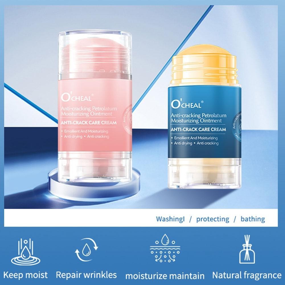 O'CHEAL Transparent Bottle Anti-Crack White Cream Long-Lasting ...