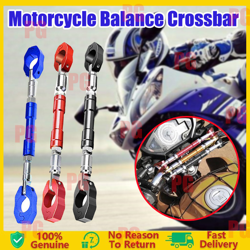 Universal Motorcycle Handlebar Grips Adjustable Crossbar Balance ...