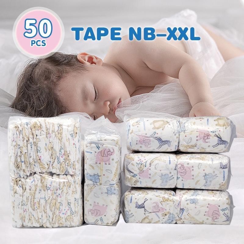 New Top 20/50pcs Tape Diaper for Baby NB-2XL Free Shipping Disposable Korean Diapers NB S M L XL ...