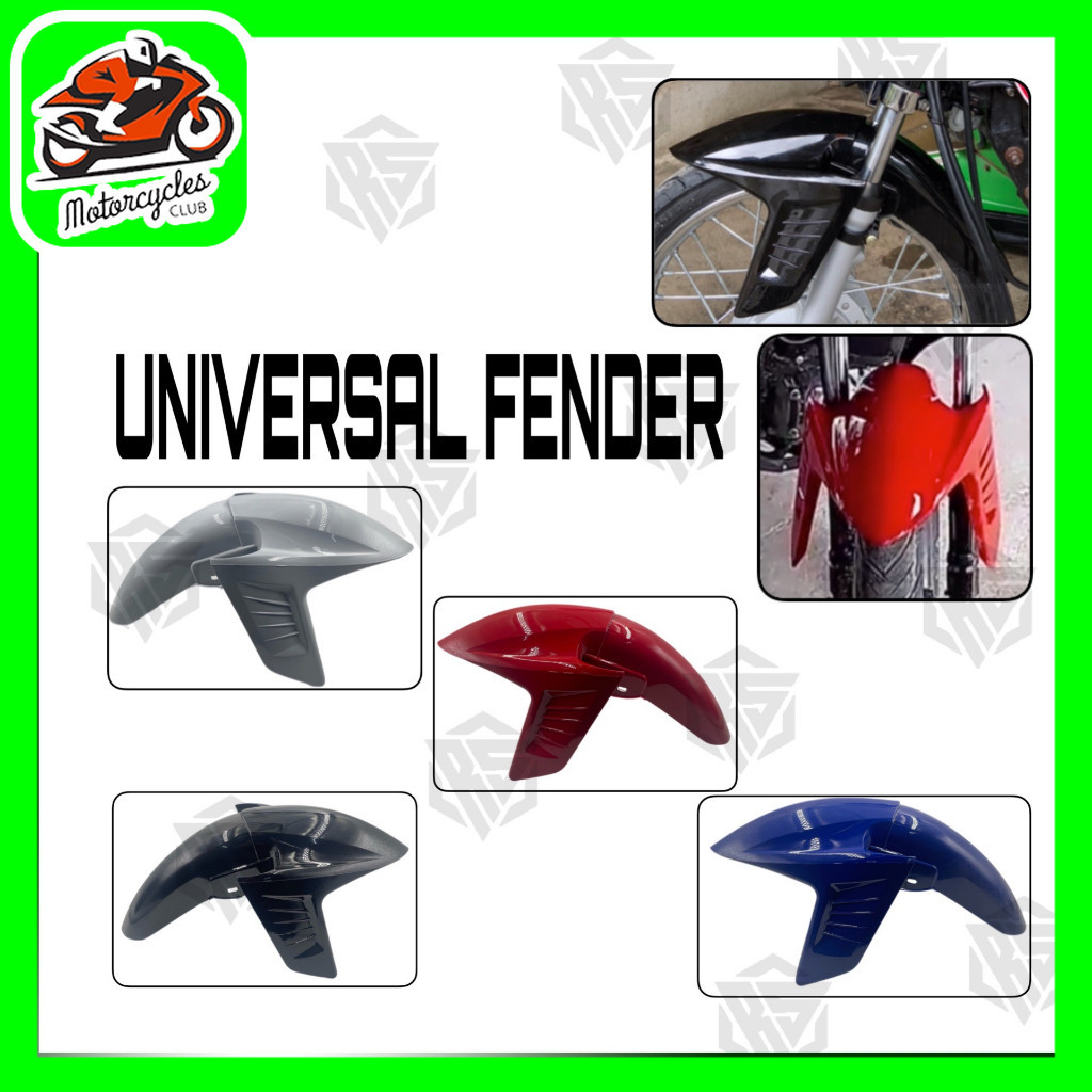 MOTORCYCLE FAIRINGS FRONT FENDER DOLPHIN TYPE UNIVERSAL A4 [HURRICANE ...