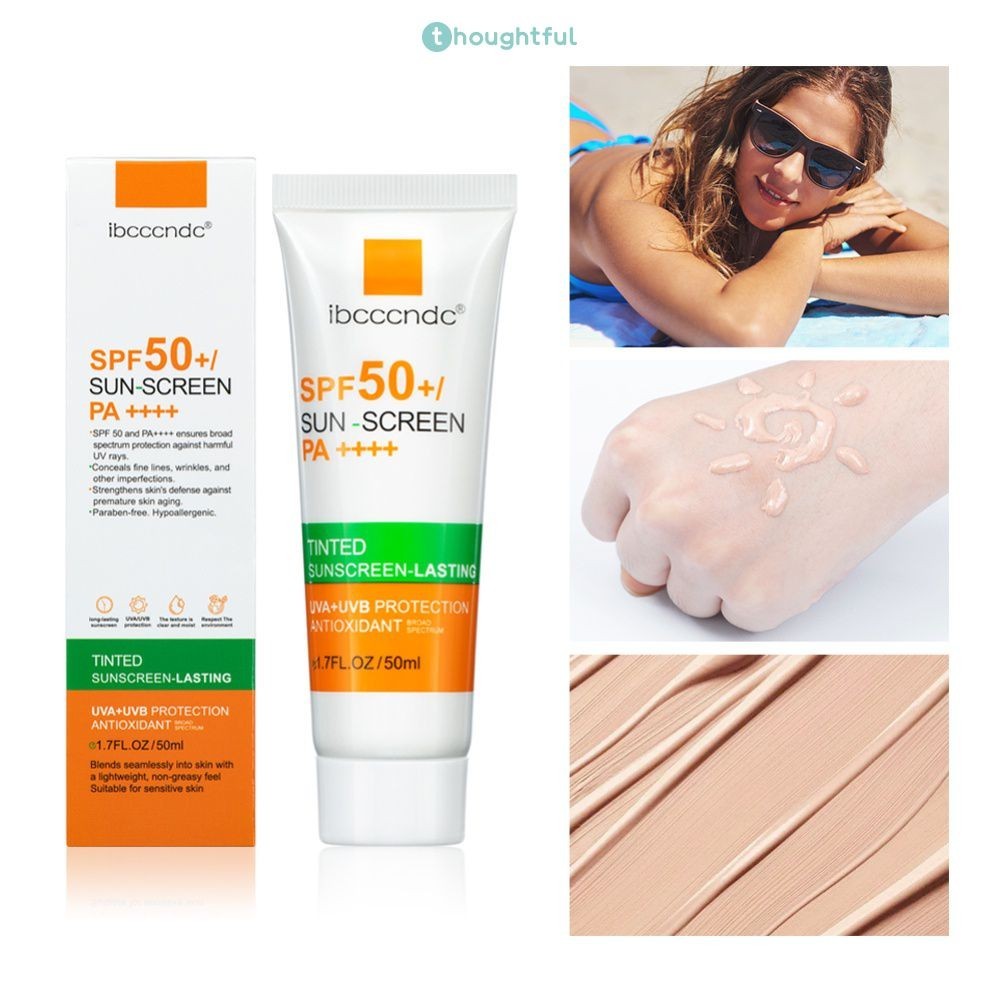 Ibcccndc SPF 50+ Facial Body Sunscreen Whitening Moisturizing Hydrating ...