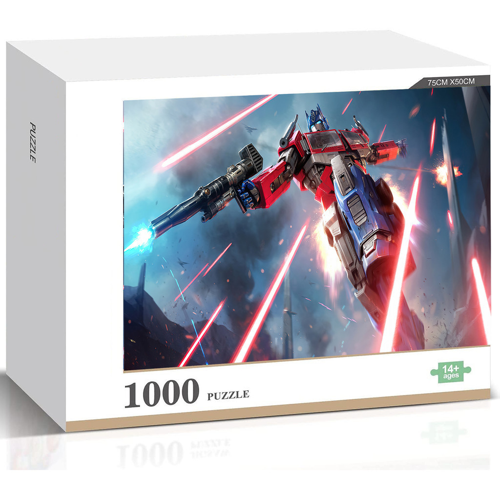 Optimus Prime Transformers Anime 1000 Pcs Wooden Jigsaw Puzzle Colorful ...