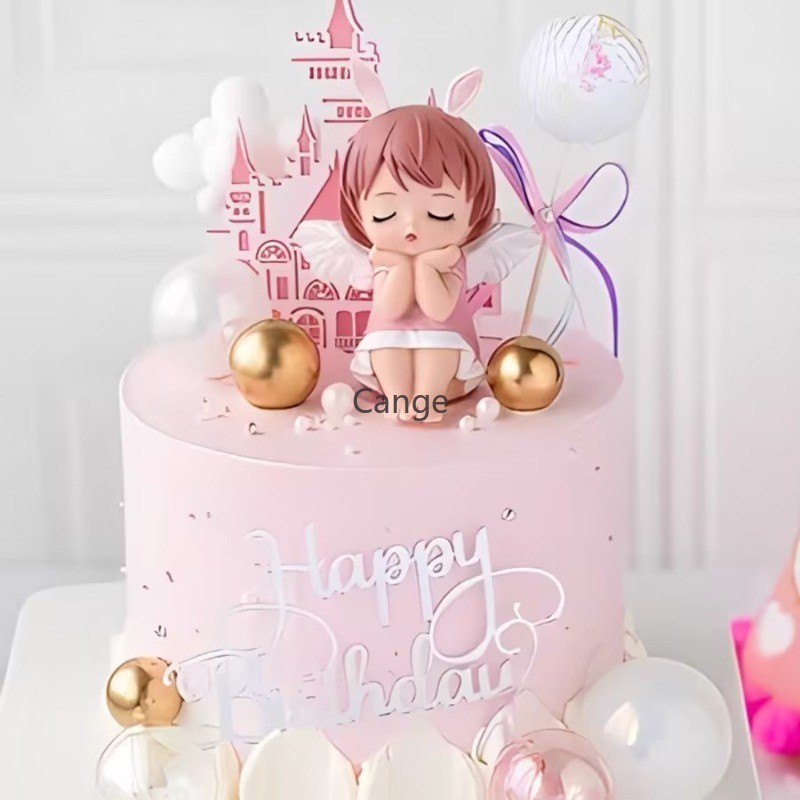 Princess Anne Cake Decoration Ornament Cartoon Cute Angel Princess Kids ...