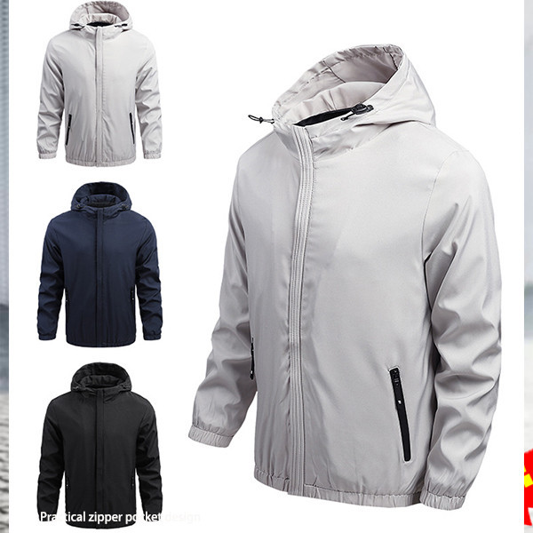 Windbreaker Jackets for Men Waterproof Jacket Hiking Outdoor Riding ...