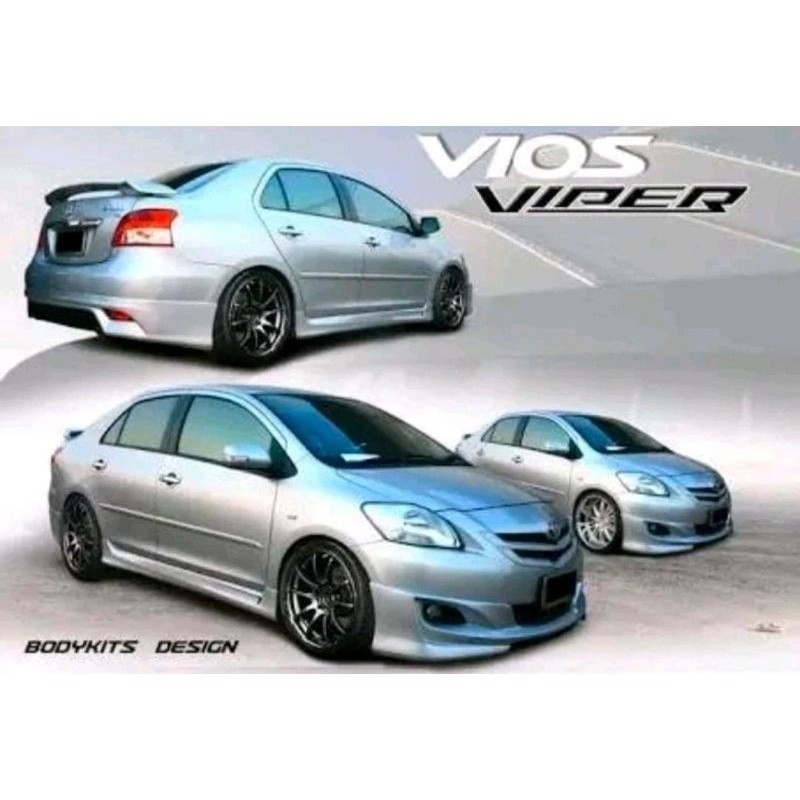 Quality Vios gen2 Bodykit IN indonesia frp1 material without paint grt indonesia sl5 | Shopee ...