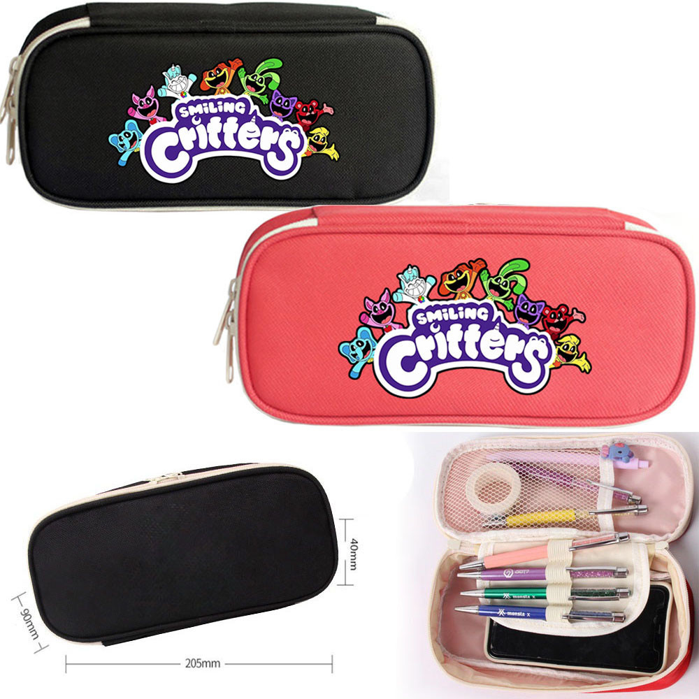 Smiling Critters Pencil Bag for Boy Girls Cartoon Printing Pencil case ...