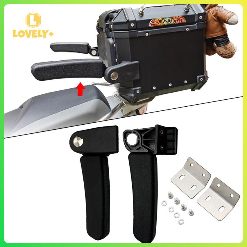 Universal For Bmw Yamaha Motorcycle Aluminum Rear Box Passenger Armrest ...