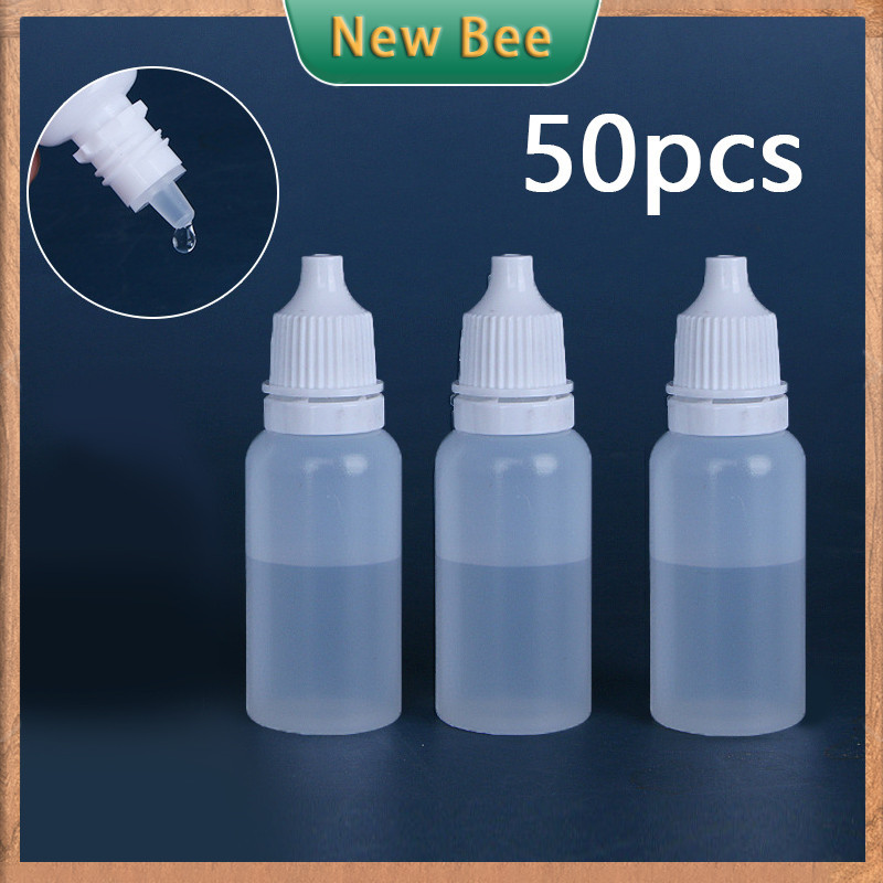 50Pcs10ml Eye Liquid Dropper Bottles Squeezable Eye Drop Bottles ...