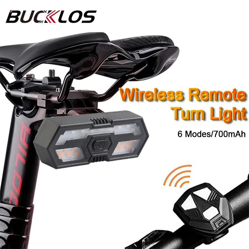 Bicycle Turn Signal Light with Horn Warning Light Bike Remote Control ...