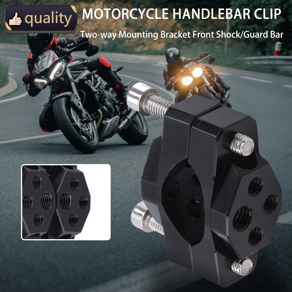 x8 Motorcycle Handle Bar Bumper Clamp Electric Car Headlight HandleBar ...