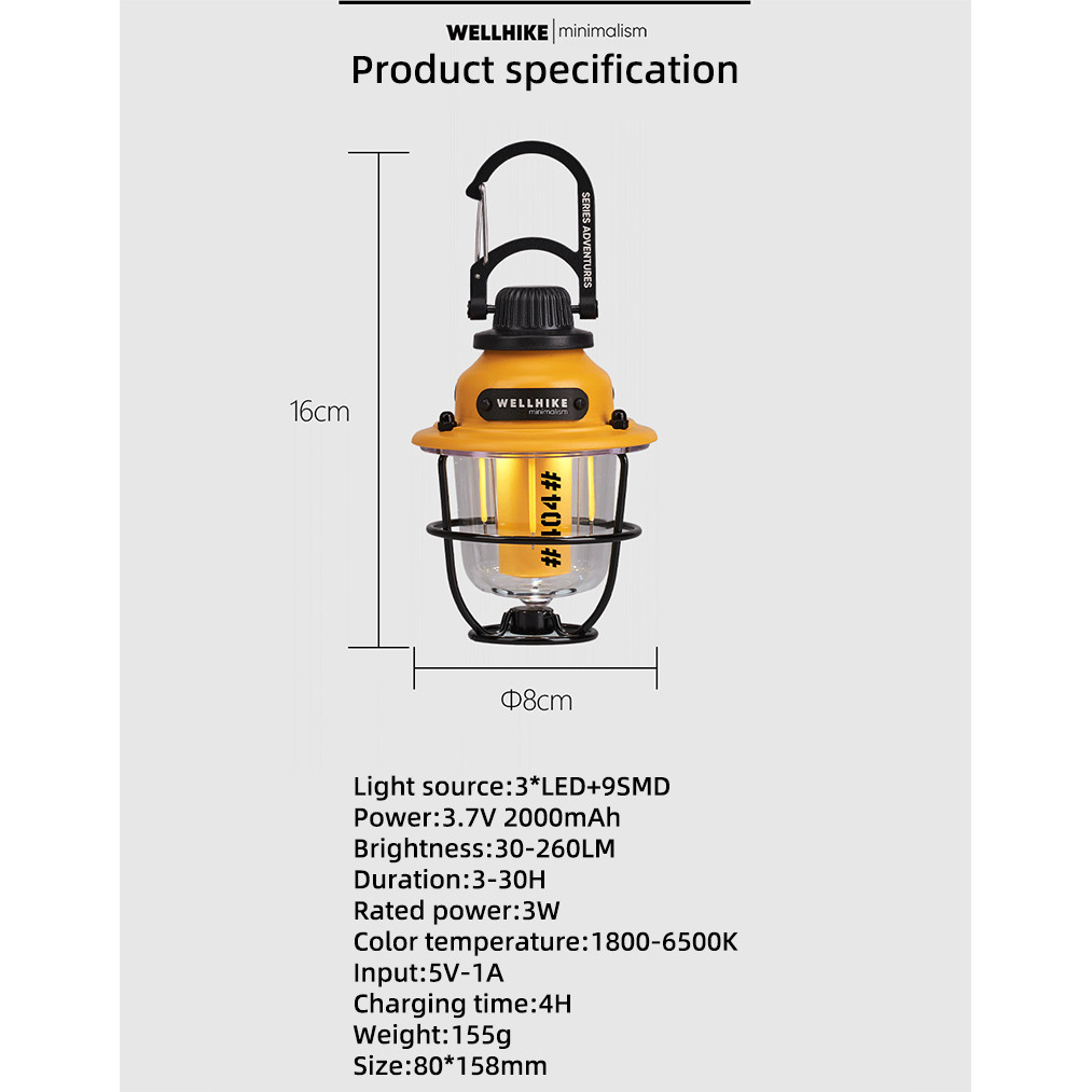 WELLHIKE Outdoor Lock Loose Fruit Lamp Ultra -Long Closer -End Photos ...