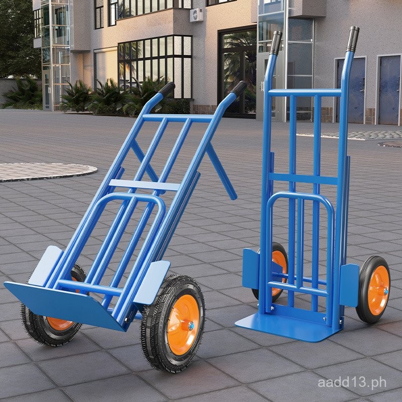 Tiger Cart Two-Wheel Hand Buggy Trolley Trolley Cart Manual Trailer ...