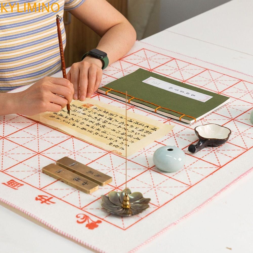 KYLIMINO Calligraphy Felt Pad, Anti Permeation Writing Painting Drawing ...