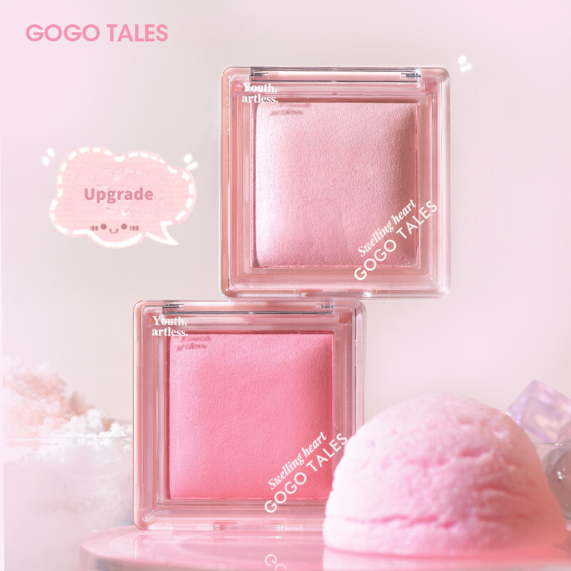 GOGO TALES Blush Plate Monochrome Low Saturation Natural Blush Plate ...