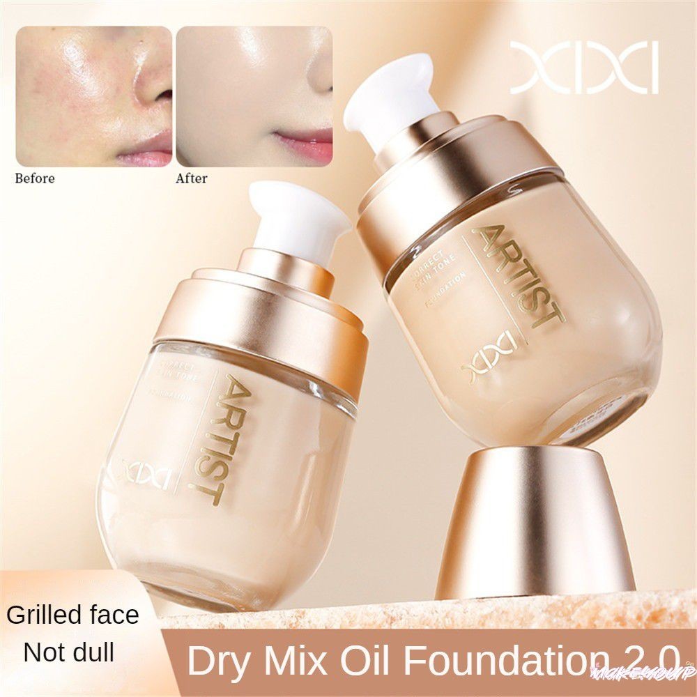 Xixi Liquid Foundation Full Coverage Concealer Moisturizing Face Makeup ...