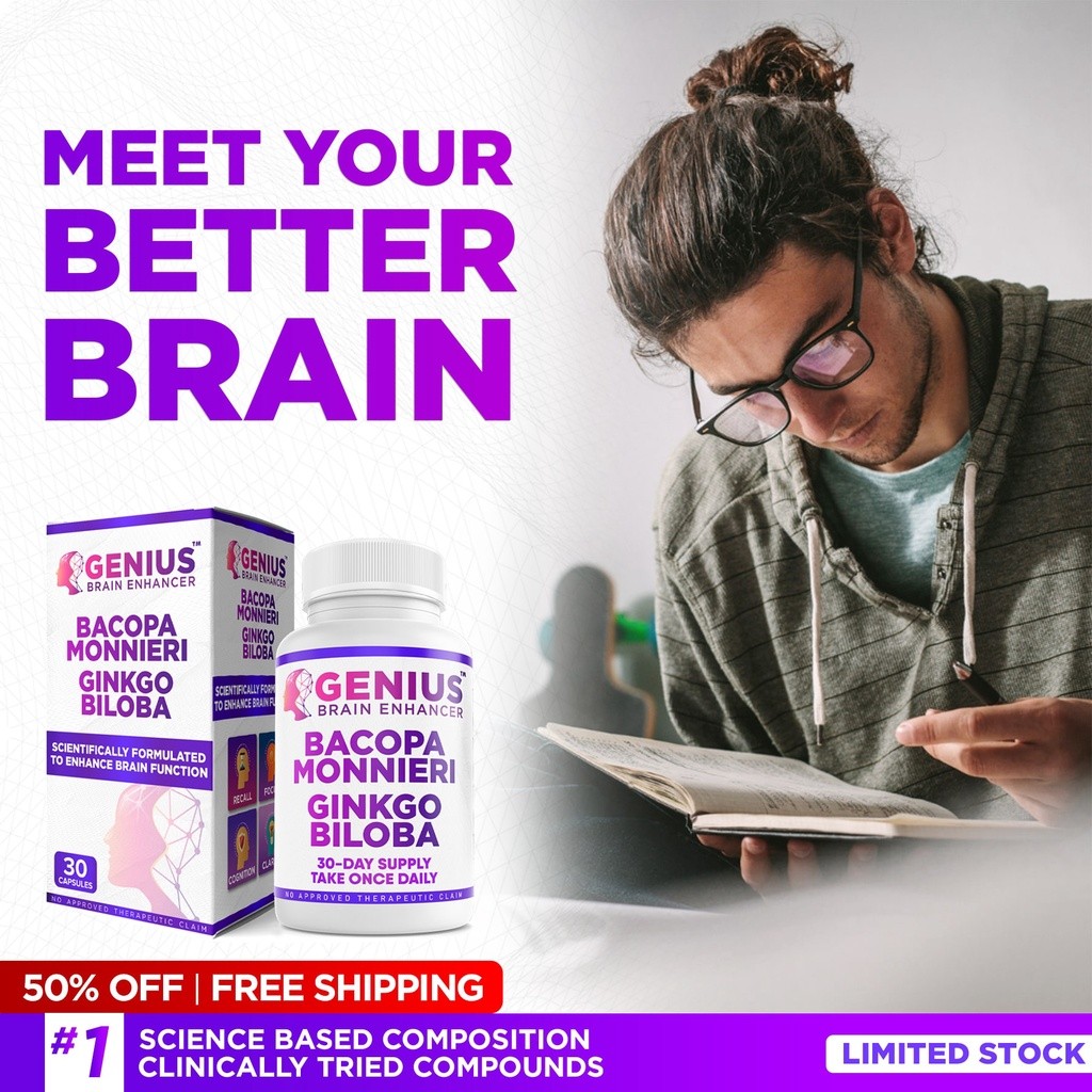 Genius Brain Enhancer (COGNITION ENHANCERS FOR 16 YEARS AND UP ...
