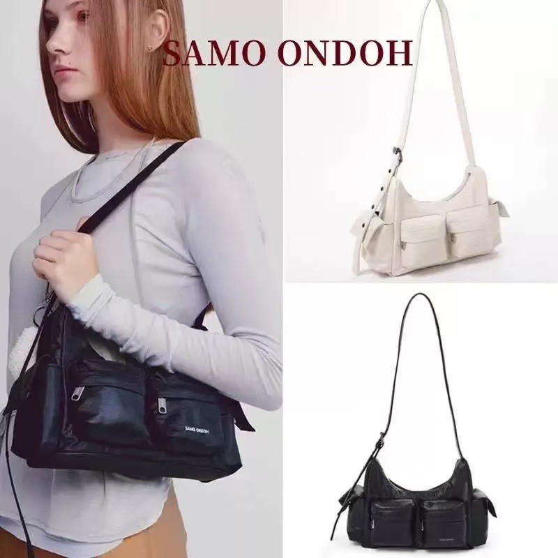 Korean Style Soft Leather Saddle Bag Crossbody Bag | Shopee Philippines
