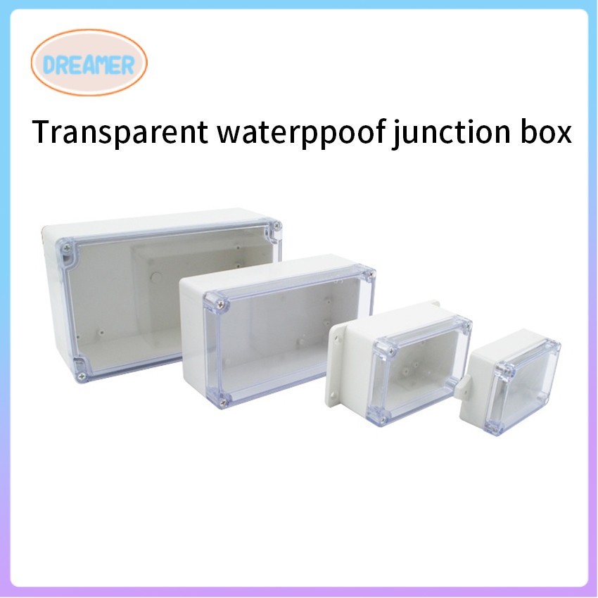 Waterproof Junction Box ABS Plastic Project Box Multiple Sizes Outdoor ...