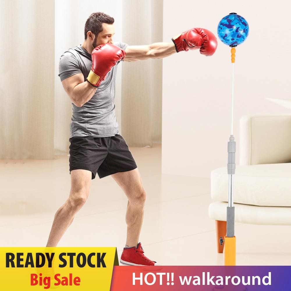 Boxing Reaction Ball Height Adjustable Punching Bag for Training Speed ...