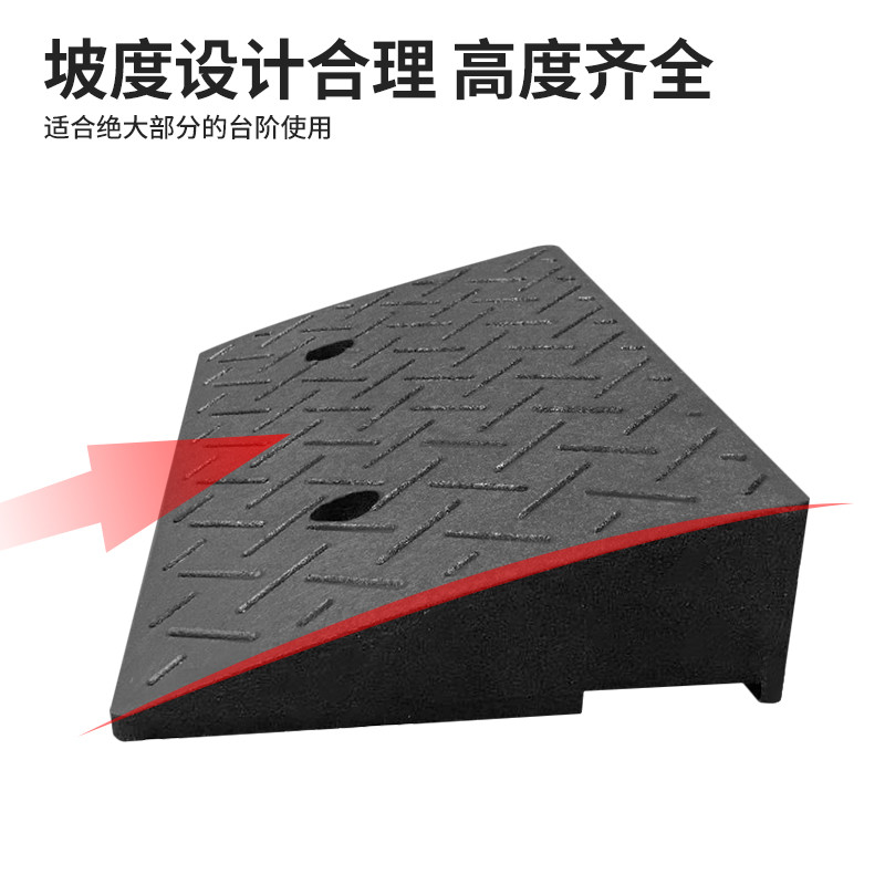 Widened Rubber Plastic Road Edge Slope Rubber Plastic Step Slope ...