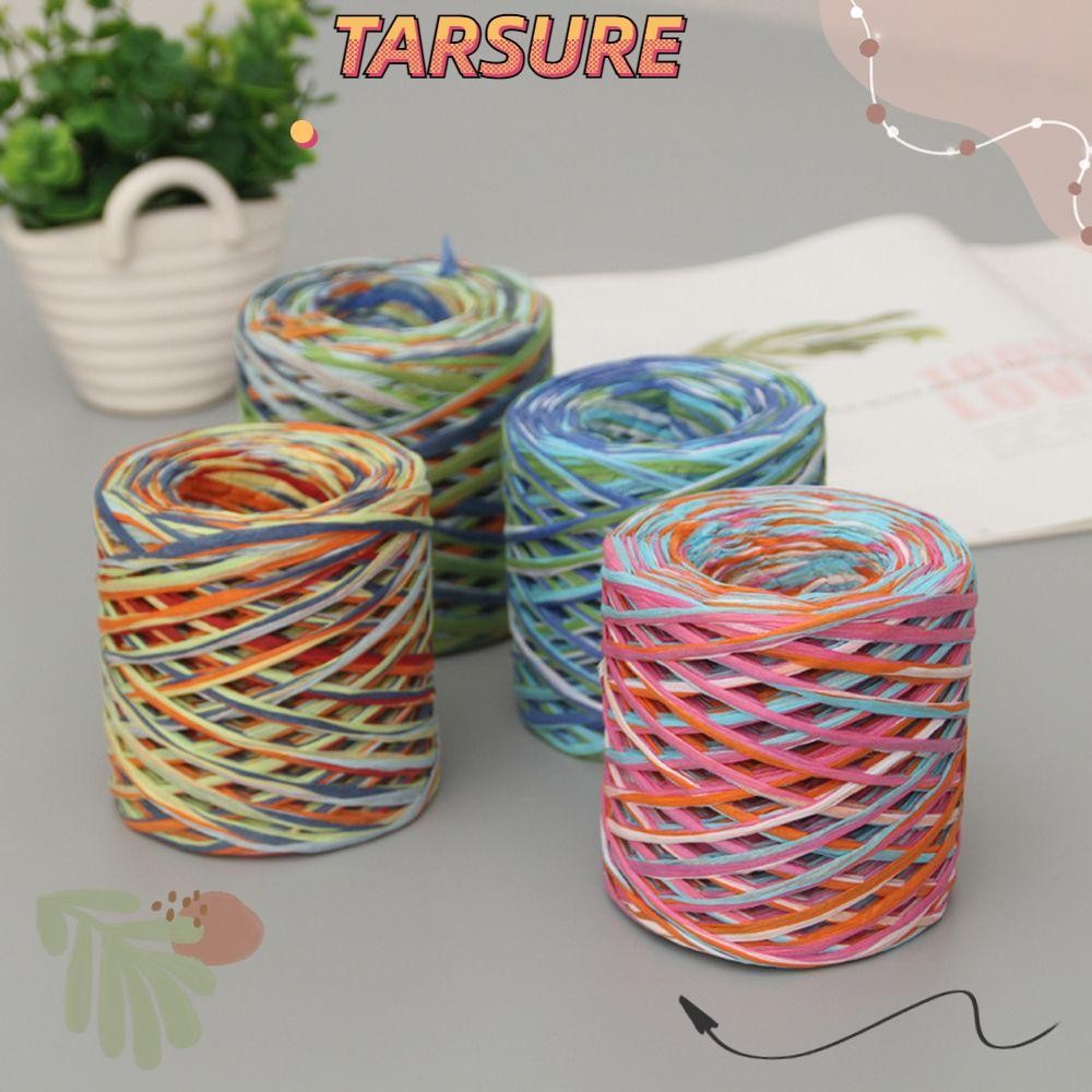 TARSURR Decorative Rope 120m Paper Rope Raffia Ribbon Manual | Shopee ...