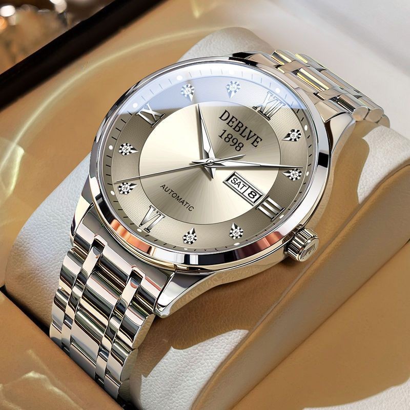Dahe Swiss Automatic Mechanical Watch Men's Watch Atmospheric Gold ...