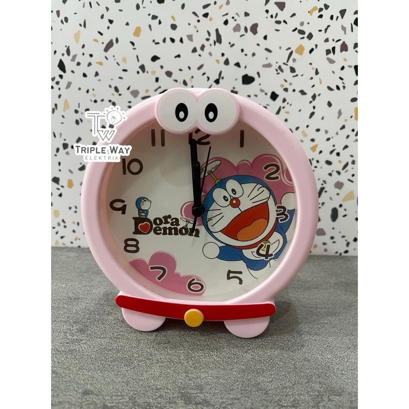 Doraemon character table clock + alarm | Shopee Philippines