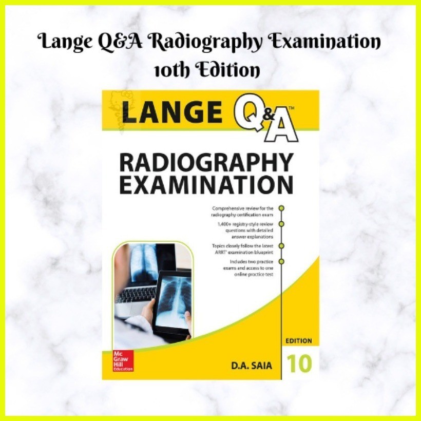 ♞LANGE Q&A Radiography Examination 10th Ed | Shopee Philippines