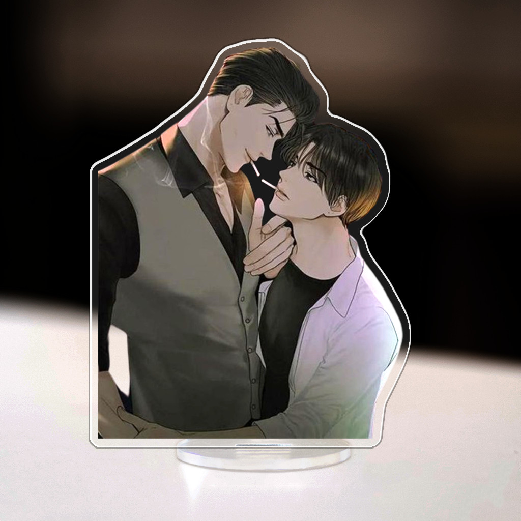 Key Chain, standee Model, Payback Glass Painting Hatred Yoo Han Yoon Jay Manhwa BL Accessories ...
