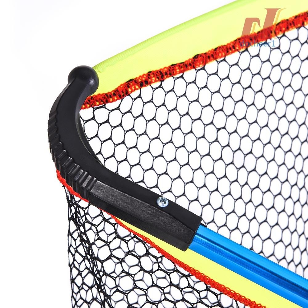 200cm / 79 Inch Telescopic Aluminum Fishing Landing Net Fish Net with ...