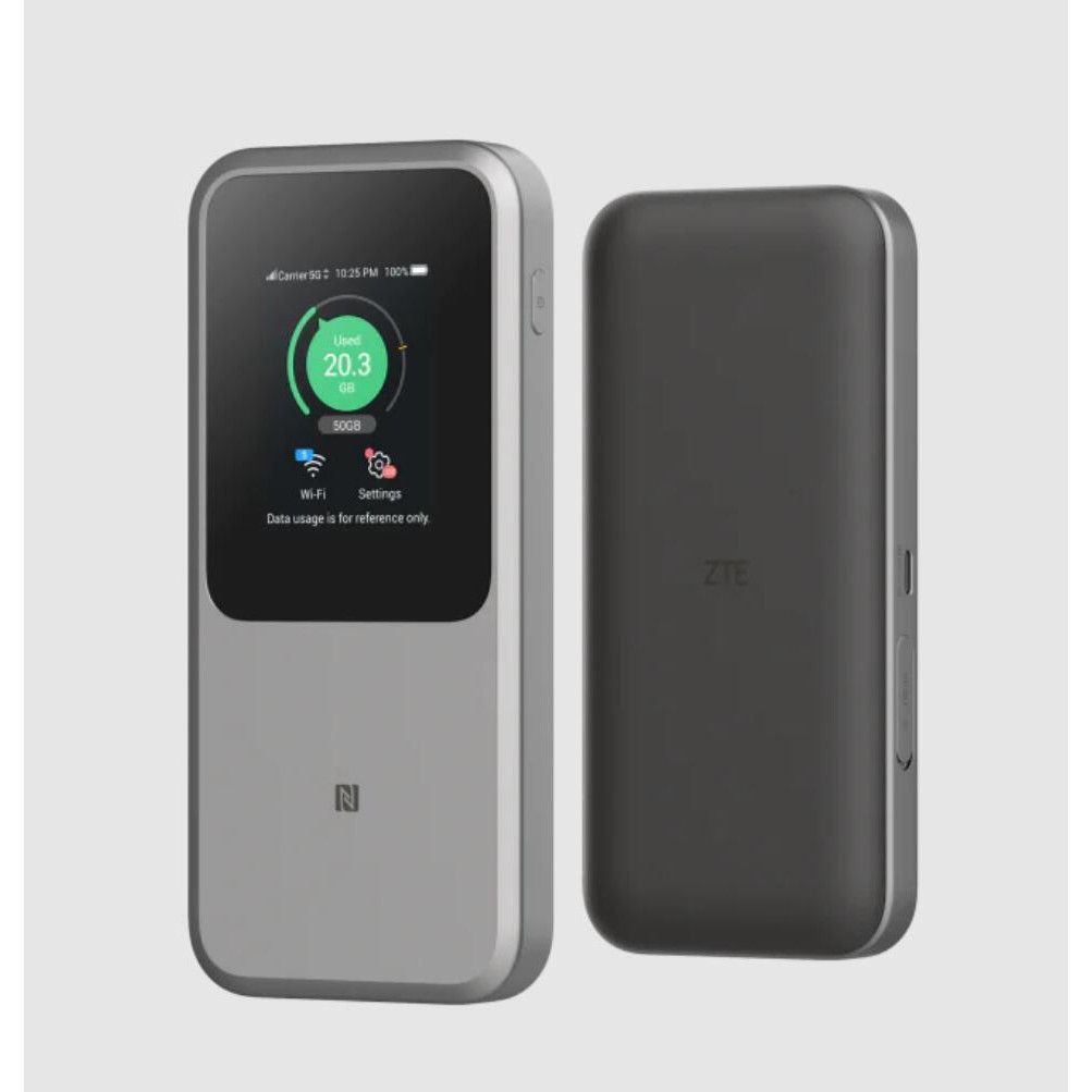 ZTE MU5120 5G Pocket Wifi Openline 10000mah with Lan Adaptor Power bank ...