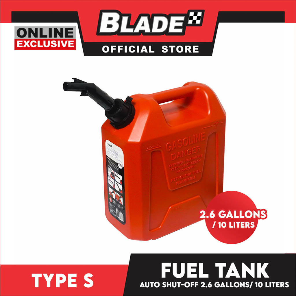 Type S Fuel Tank 10L Gas AC57376 (Red) | Shopee Philippines