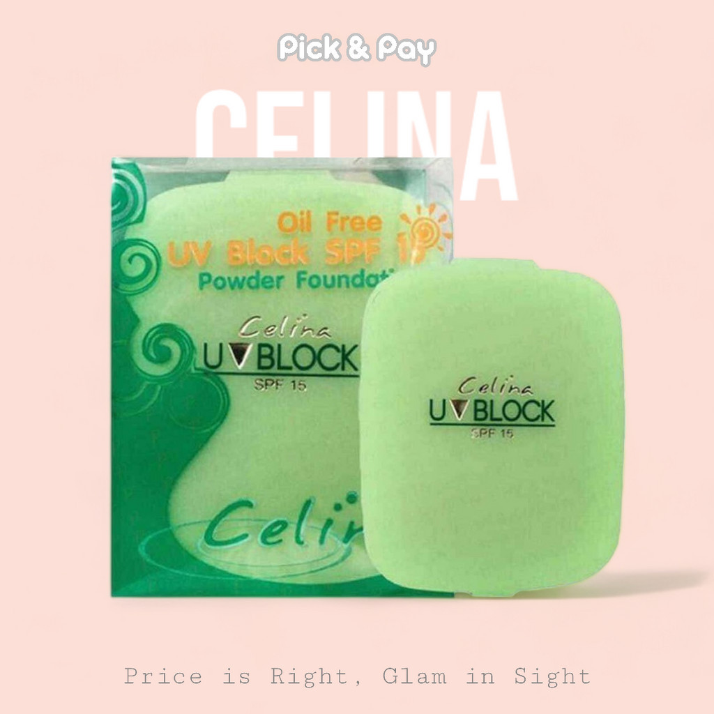 Celina UV Block SPF15 Selina Powder Pretty 14g (Refill) | Shopee ...