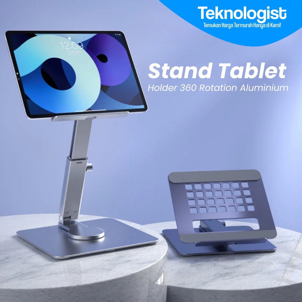 360 Rotation Aluminum Folding Tablet Holder Stand Flexible Tablet ...