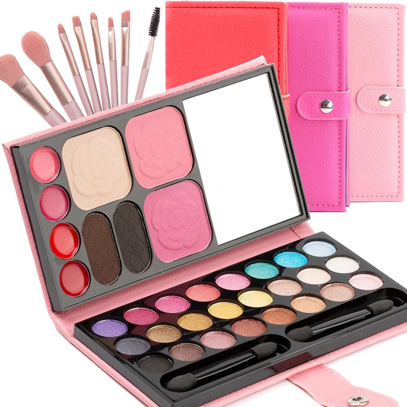 COD 33 Color Eye Shadow Palette with Brush Stage Makeup Plate Pearl ...