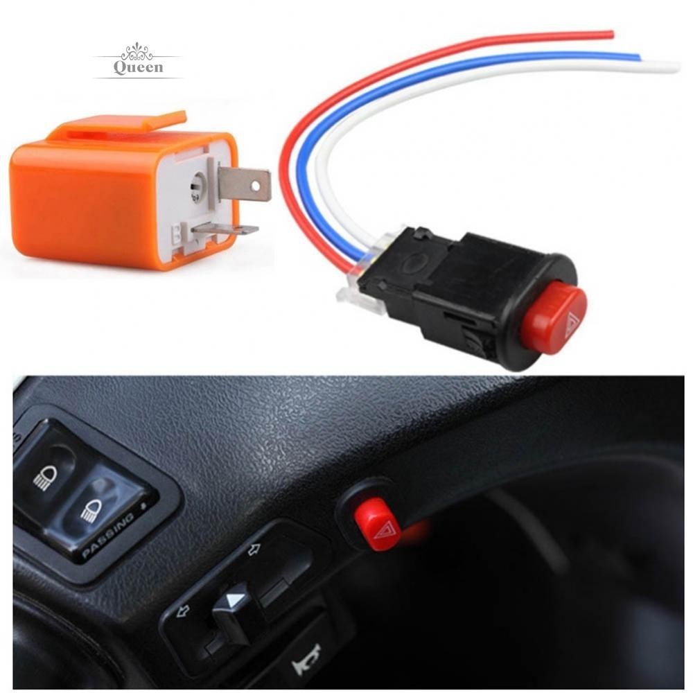 Hazard Double Signal Switch for Motorcycles with Adjustable Blinker ...