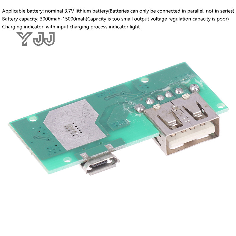 yangjianjun＞ 3.7V 18650 USB Boost Charger Board 5V 1A Module Main Board ...