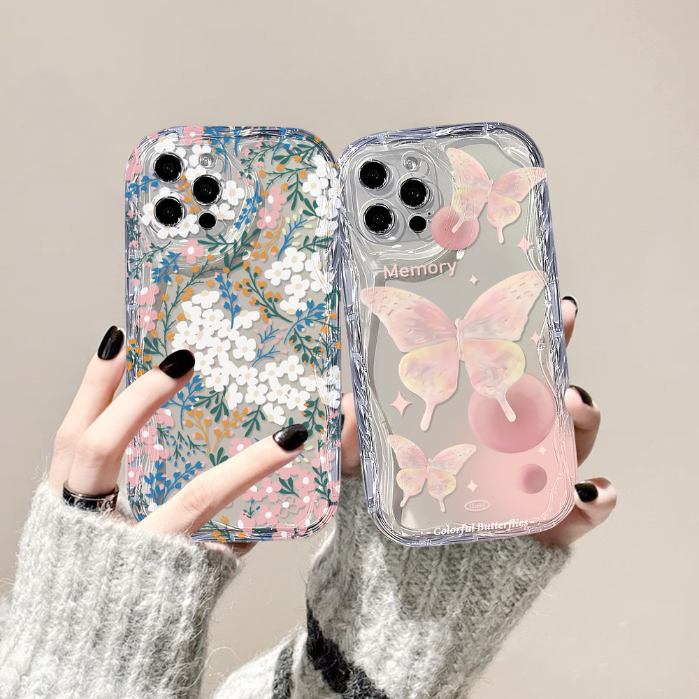 Pink Butterfly Case for Redmi 12 12C 13C Note 12 Pro 11 10s 10C 9C 10A ...