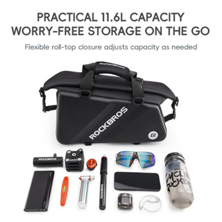 ROCKBROS Bike Hard Shell Trunk Bag Multifunctional Large Capacity ...