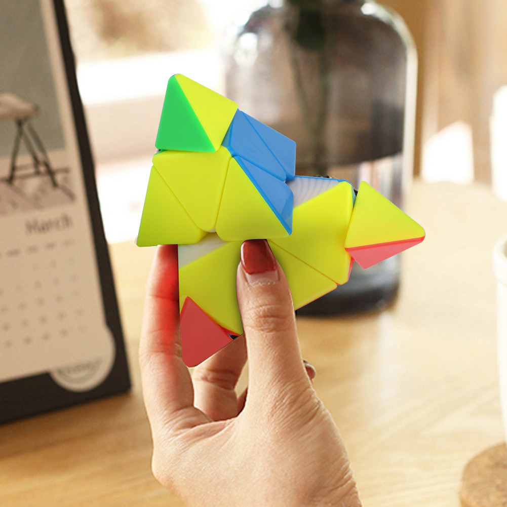 HEO~Triangle Classic Professional Speed Pyramid Cube Puzzle Twist Game ...