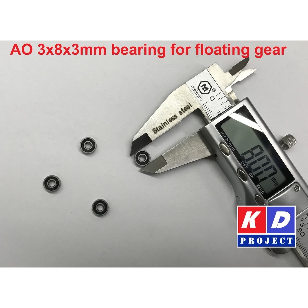 Mini 4wd parts bearing 2x5x2.5mm for rollers / 2x6x2.5mm for wheel KD ...