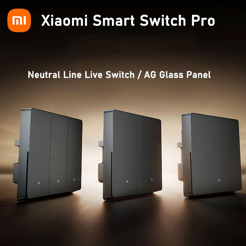 Xiaomi Smart Switch Pro Wireless Wall Switch Neutral Line Live Switch ...