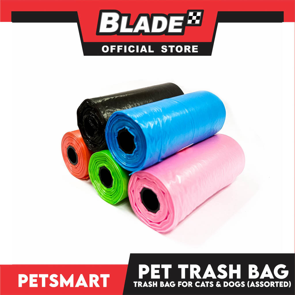Pet Trash Bag for Cats and Dogs 1 Roll (Assorted Colors) | Shopee ...