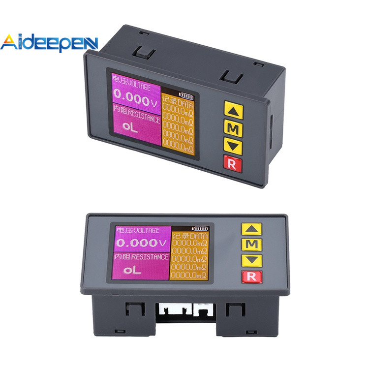 AIDEEPEN TS457 digital Battery Analyzer 4 Line Battery Voltage Internal ...