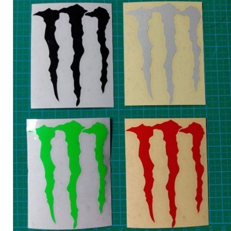 Monster LOGO STICKER 6X9CM | Shopee Philippines