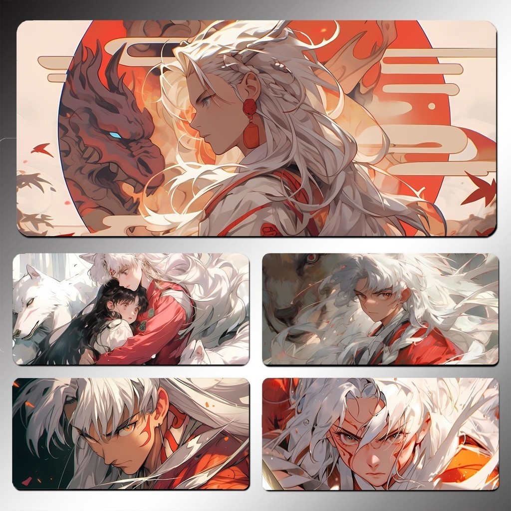 Inuyasha Ari Anime Gaming Mouse Pad Oversized Keyboard Computer Pad ...
