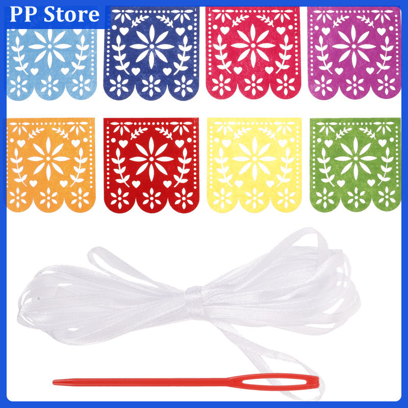 Fiesta Decorations Mexican Banner Felt Hanging Flag Non-woven Fabric ...