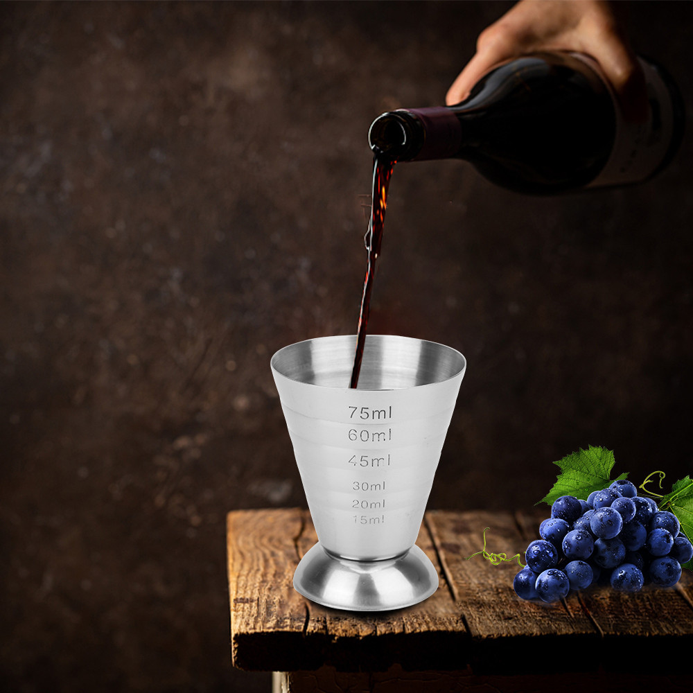 Bar Mixed Drink Accessories Measure Cup Bar Cocktail Shaker Jigger ...