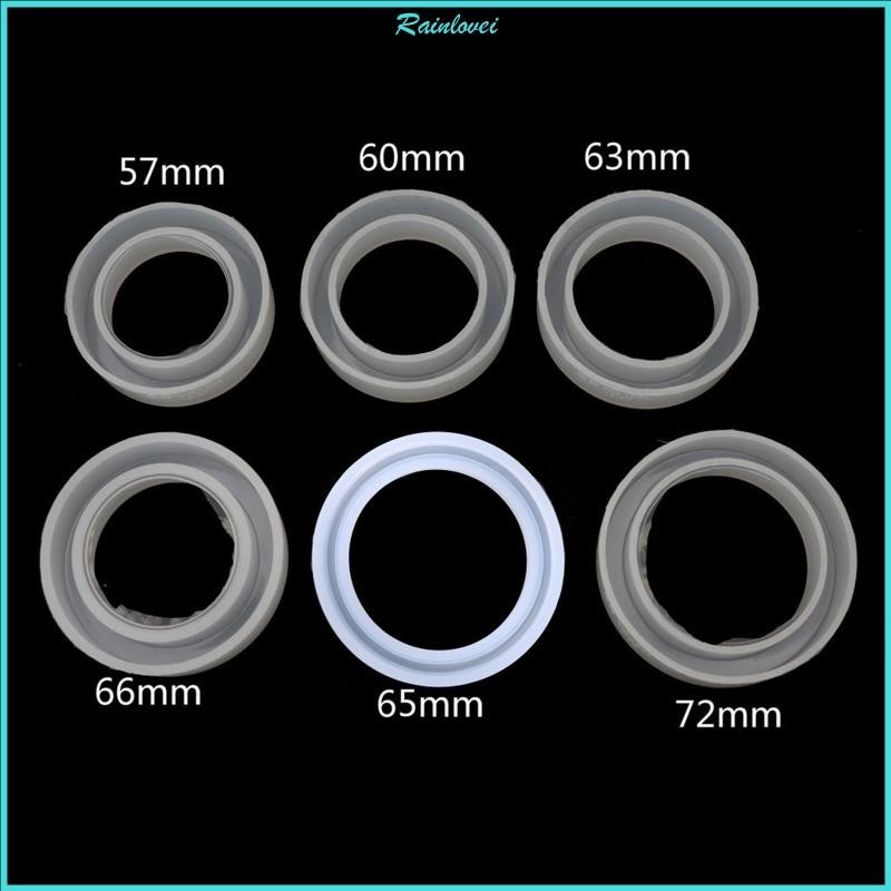 Rainlovei 6 Different Sizes Silicone Jewelry Mold Round Bracelet Bangle Resin Mold Resin ...